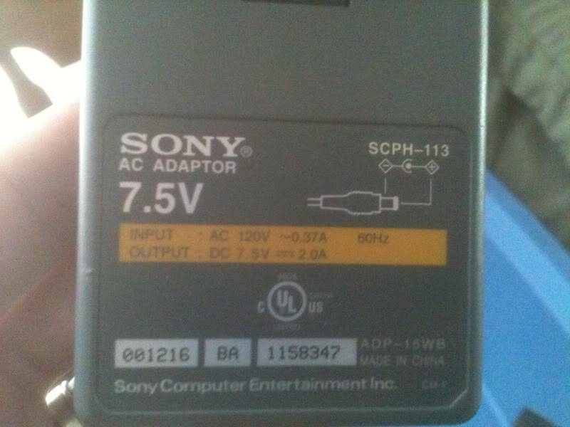 PlayStation One (PS One, PS1) - jakie jest napięcie na wyjściu zasilacza?