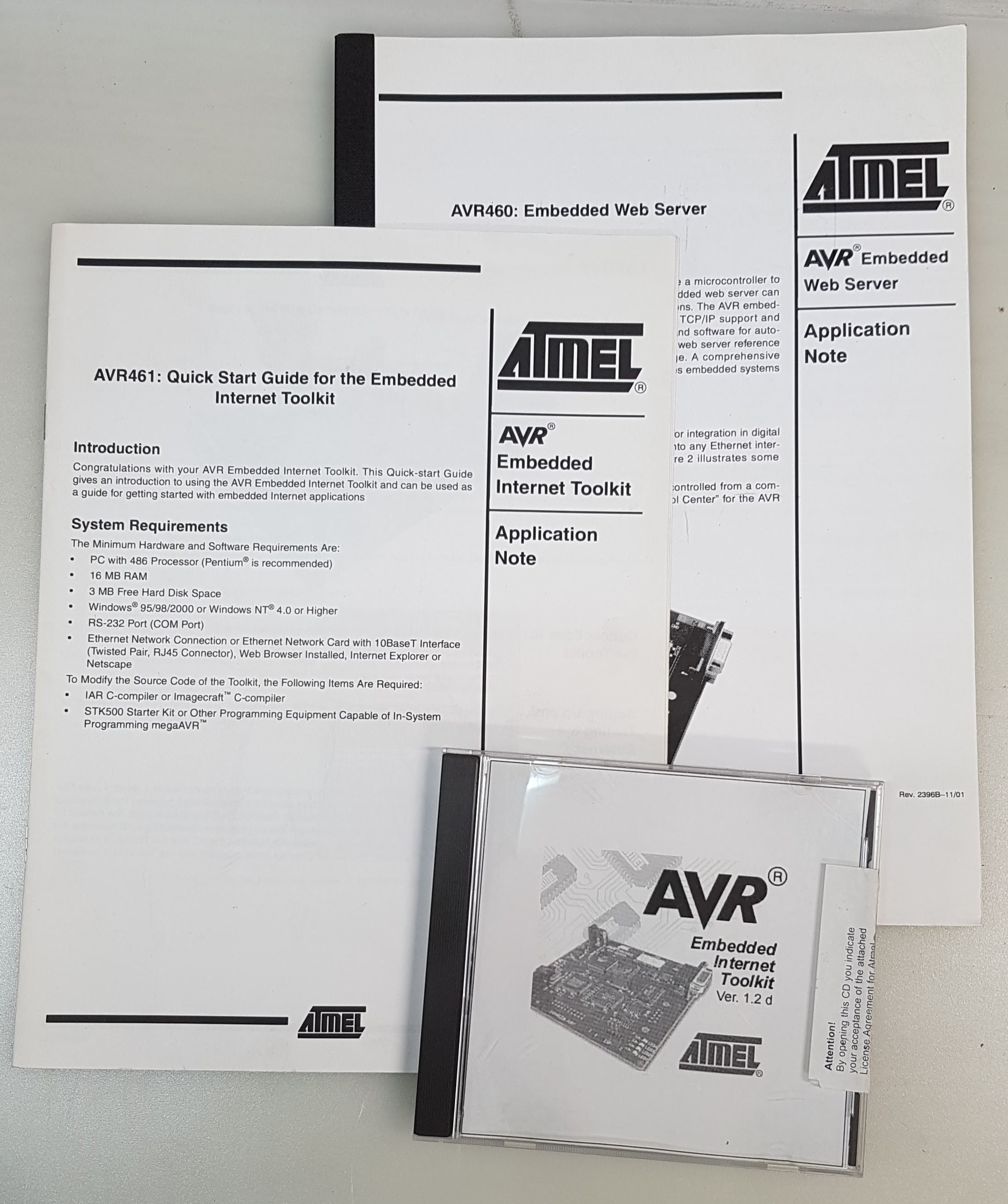 [Sprzedam] Zestaw uruchomieniowy ATMEL AVR460 Embedded Web Server