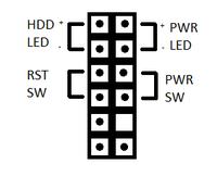 Brak sygnału na monitorze po podłączeniu front panelu w Dell 088DT1