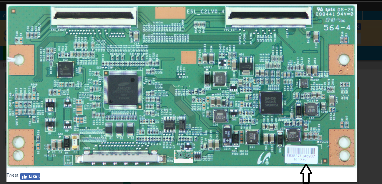 Sony KDL-46EX520 - mrugające diody aktualizacji po wymianie logiki