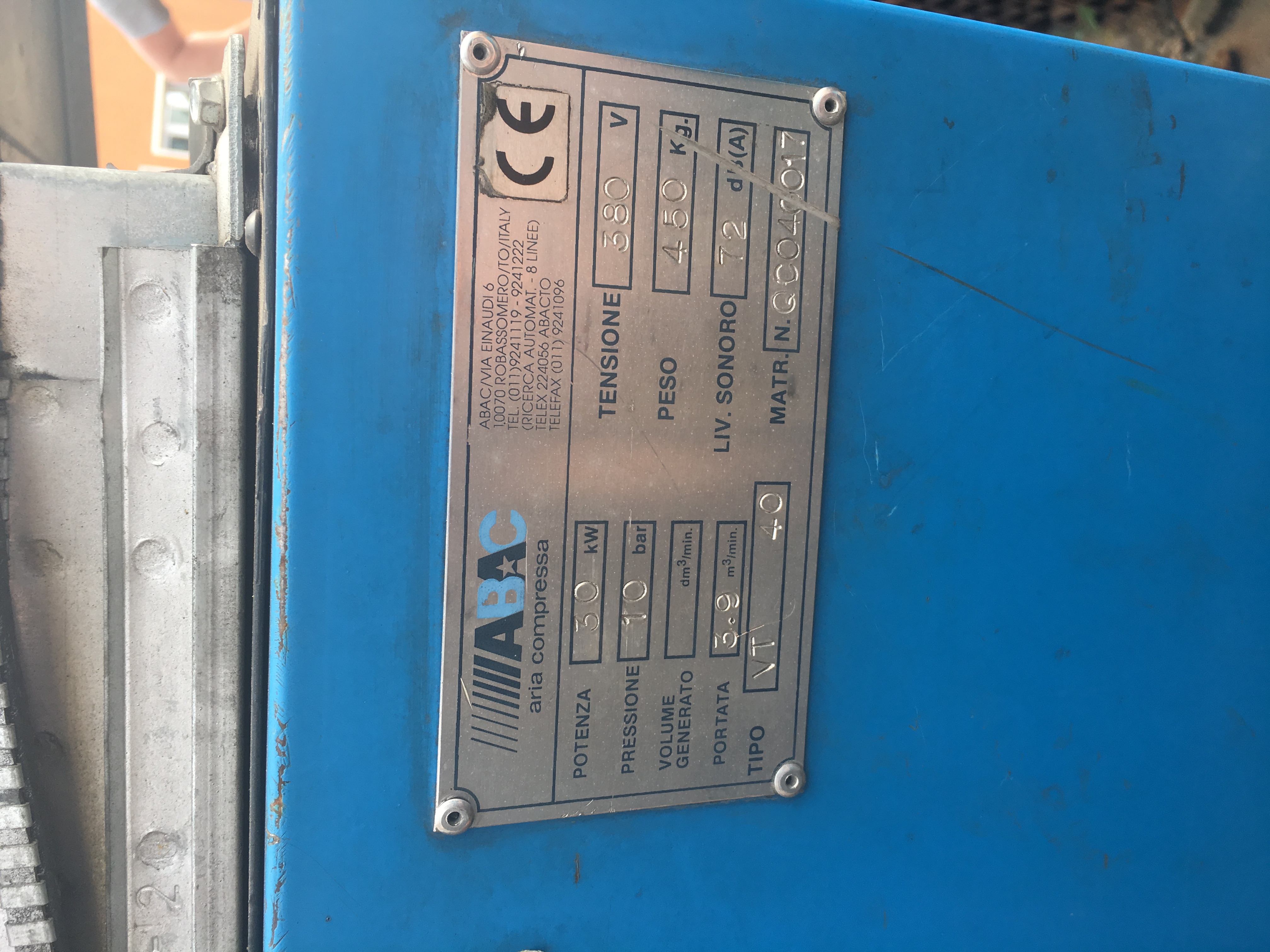 [Rozwiązano] Ile zapłacić za kompresor ABAC VT 4010 bez możliwości ...