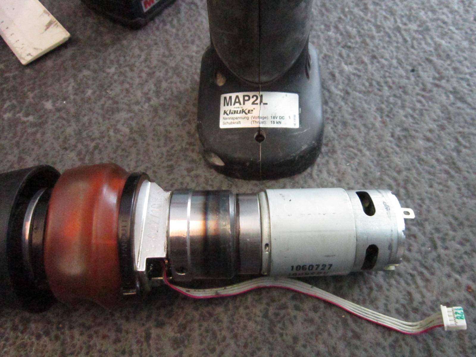 Zamiennik silnika 18VDC do praski Klauke MAP2L - alternatywy i sugestie