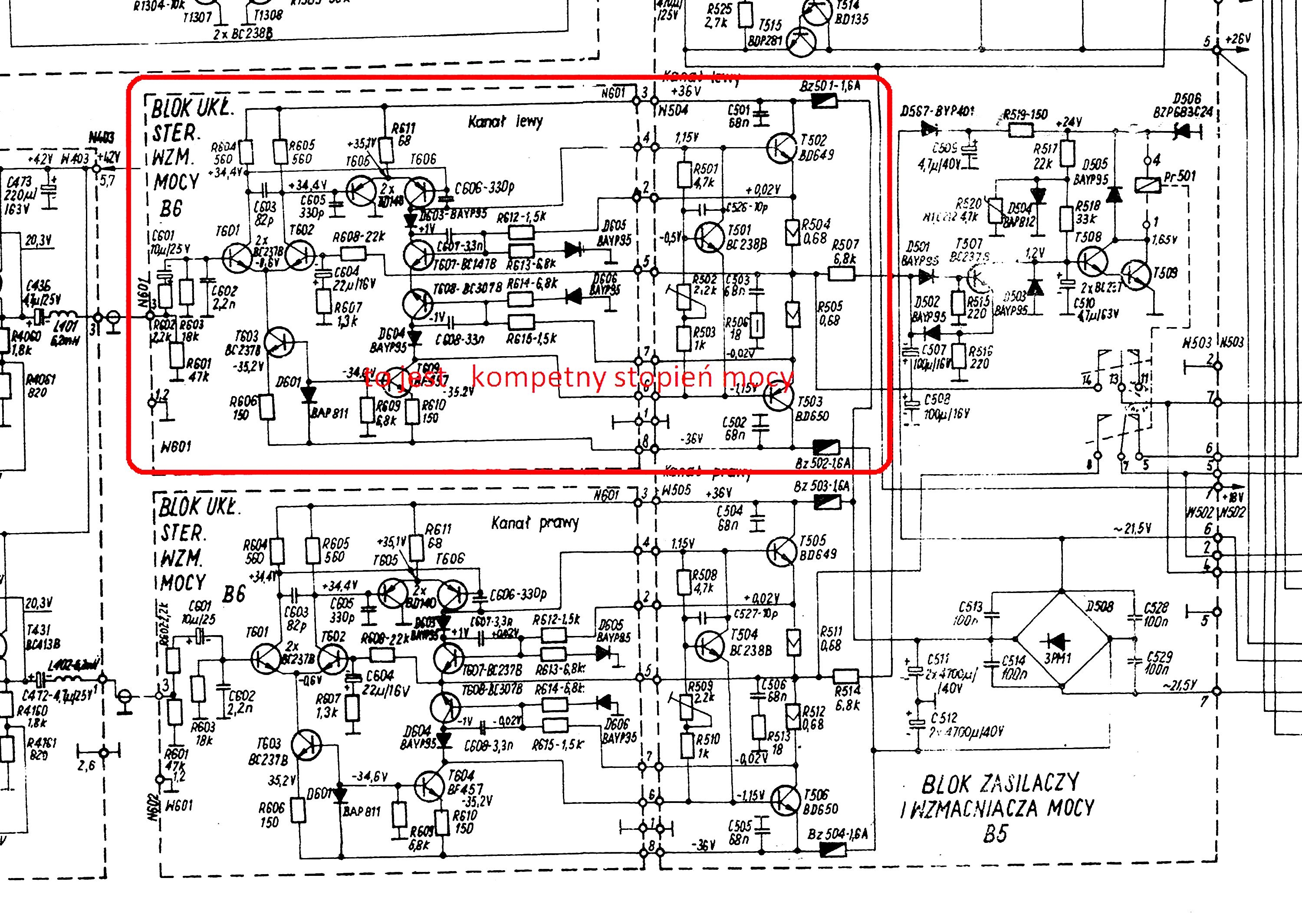Radmor 5412 - Ustawienie prądu spoczynkowego po wymianie tranzystorów ...