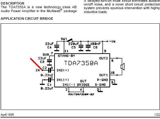 Jak podłączyć wyjście RCA do radia Blaupunkt PH1 z TDA7350?