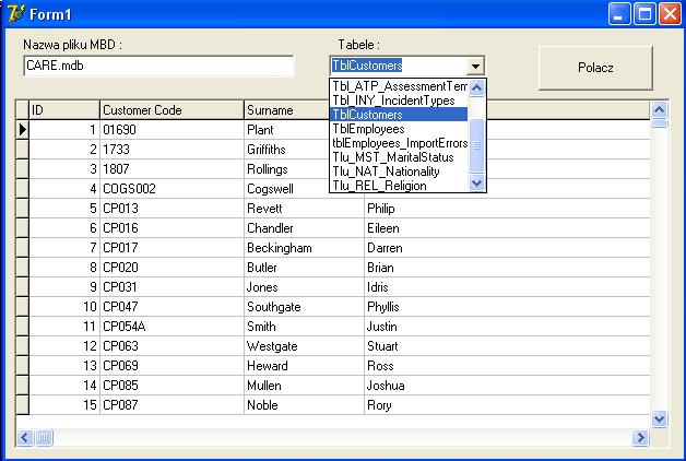 [DELPHI] Wyświetlanie i zapis bazy MS Access w Delphi 7