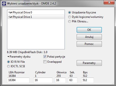 przed użyciem dysku znajdującego się w stacji dysków musisz go sformatować
