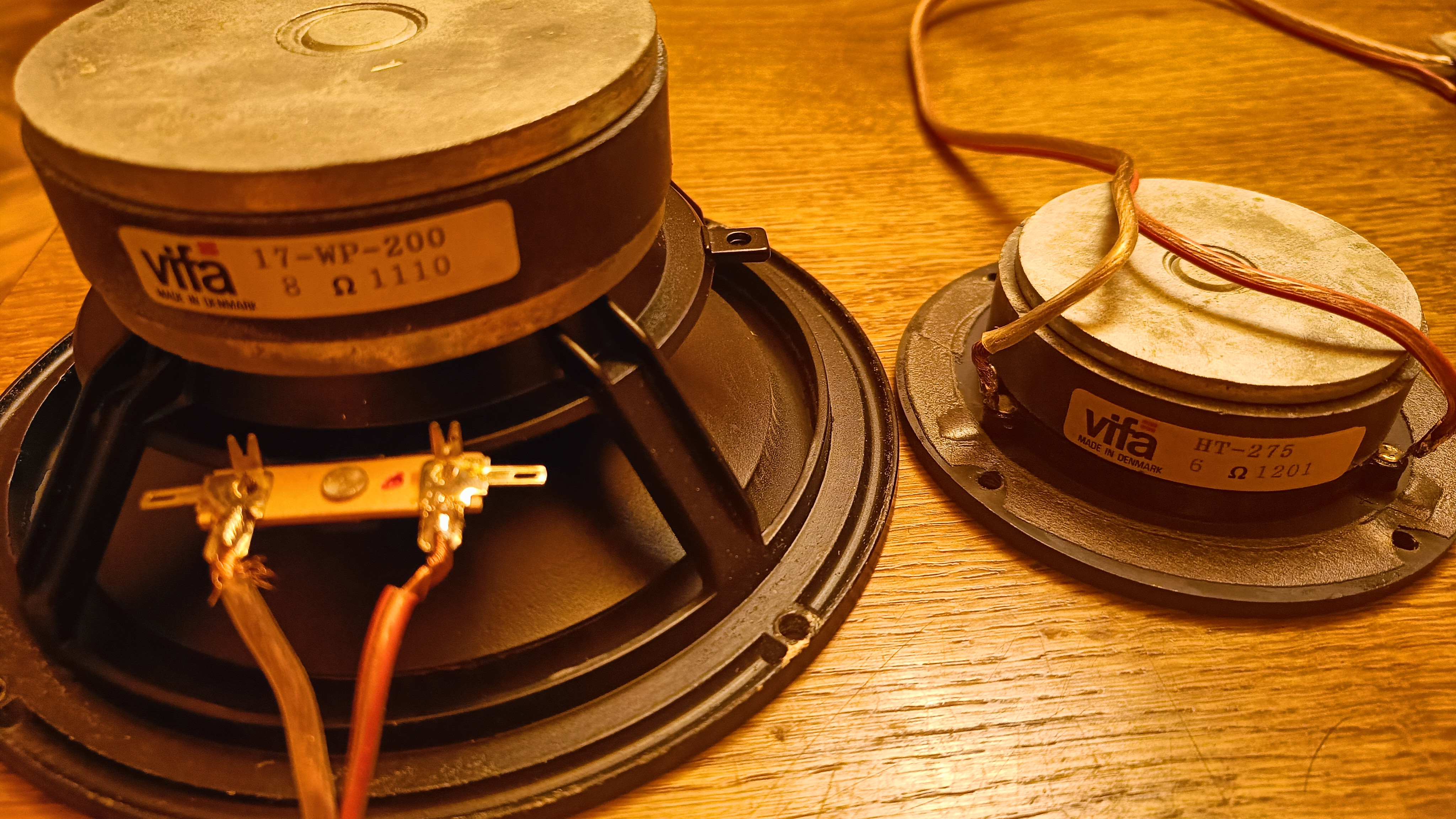 Identyfikacja zestawu Vifa - WF 17-WP-200 i TW HT-275