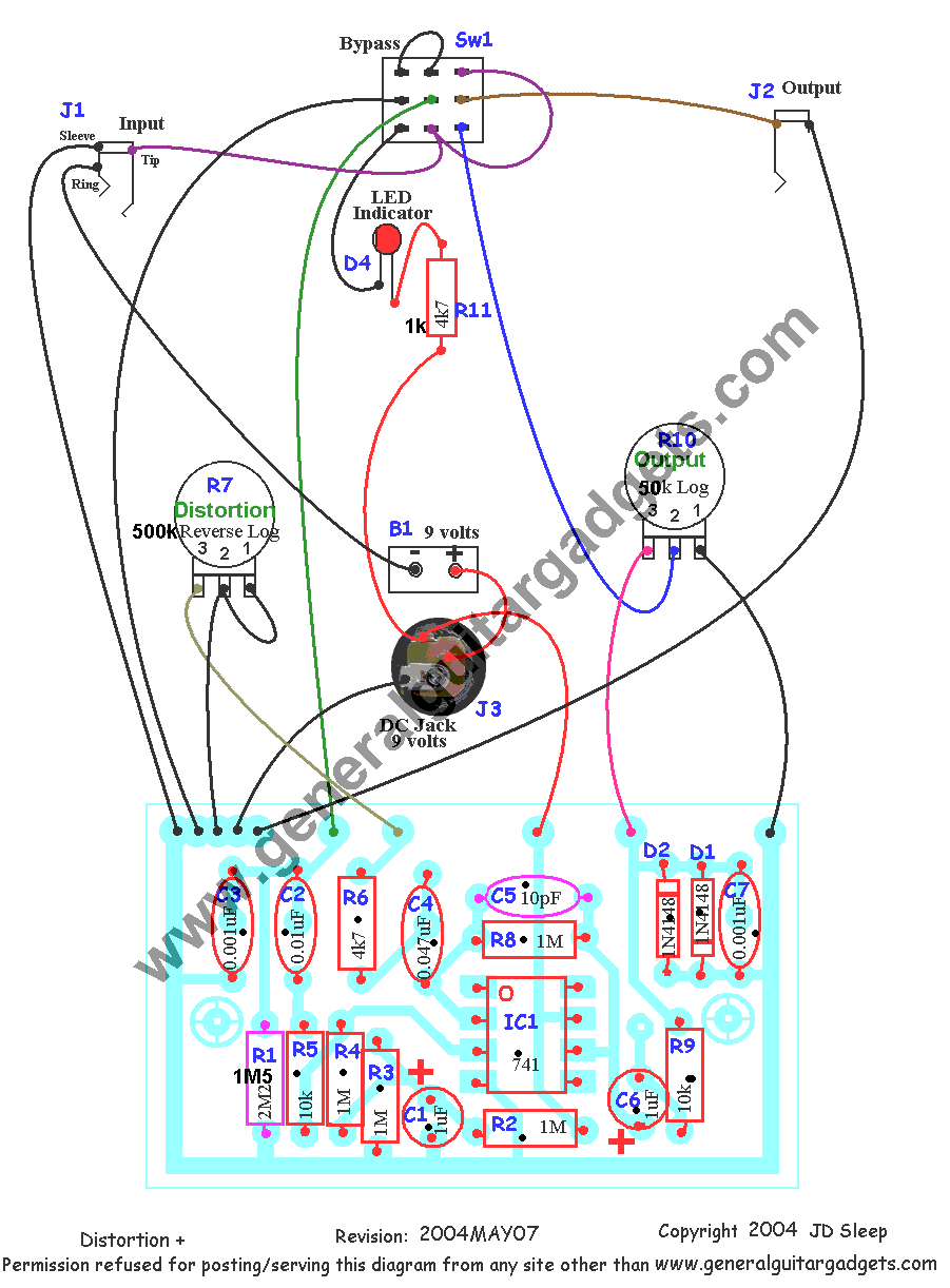Sprawdzenie rozmieszczenia elementów na płytce uniwersalnej MXR ...