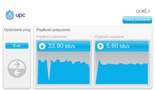 Thomson TWG870U - Słaba prędkość internetu przy 2.4 GHz