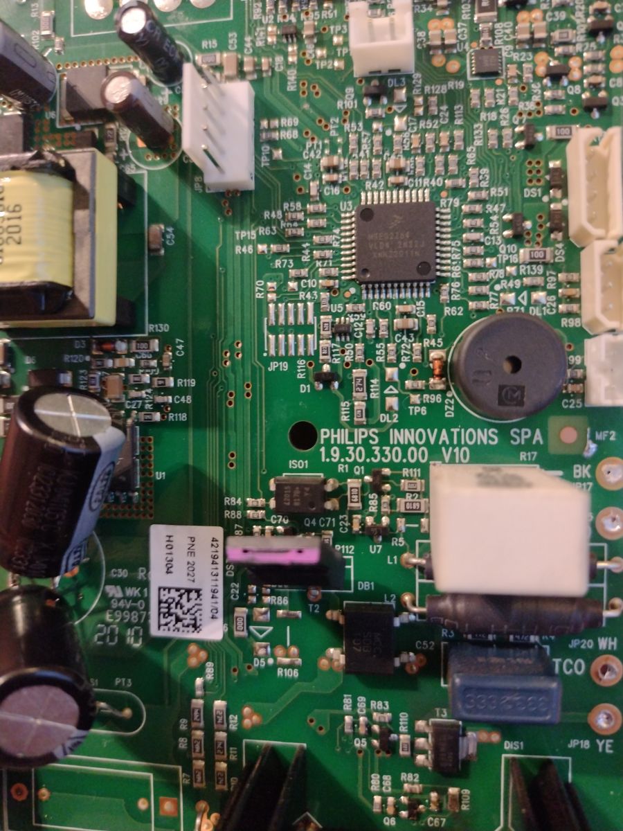 [Rozwiązano] Identyfikacja elementów R109, Q6, C67 w ekspresie Philips ...