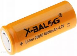 Latarka CREE XHP90 - zarządzanie baterią Li-ion 26650 8800mAh 4.2V ...