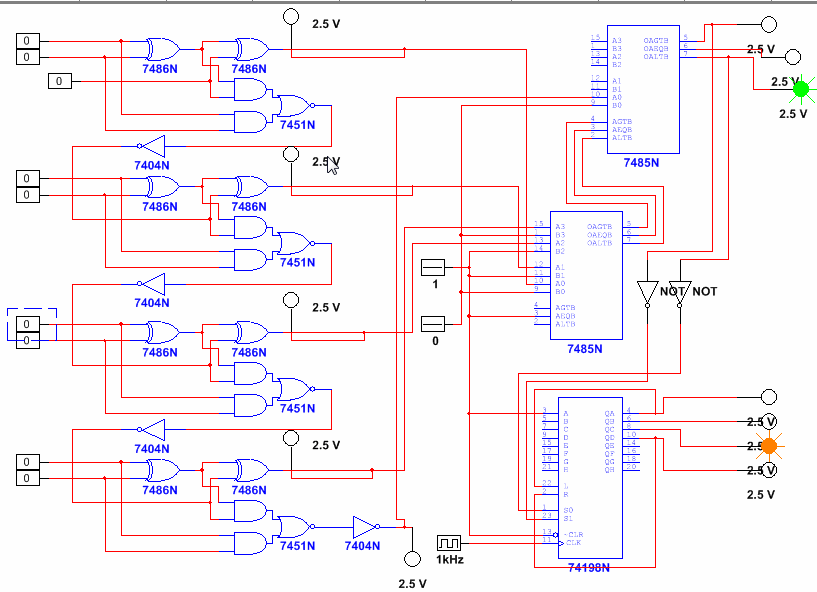 74198 - Dodawanie, porównywanie i krążąca jedynka - elektroda.pl