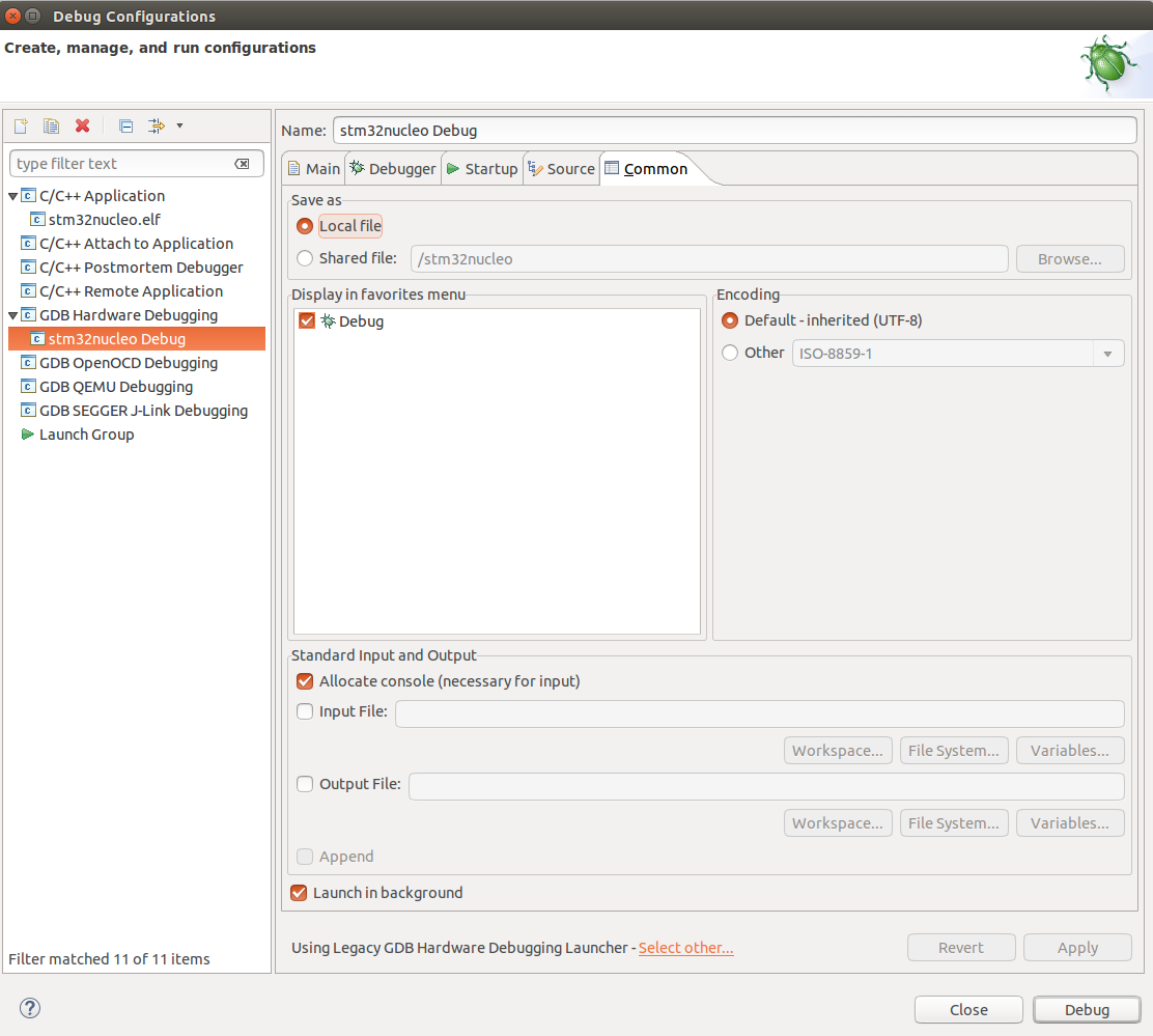 [STM32F0][Eclipse / OpenOCD] - GDB+OpenOCD. GDB error"No symbol table is lo