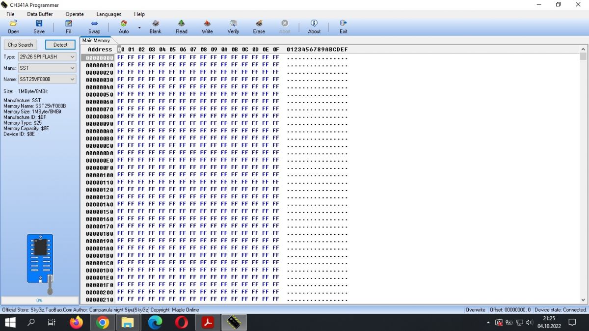 Laptop RM FL 91 - Usunięcie hasła BIOS, kość i wsad dla płyty IFT00 LA ...
