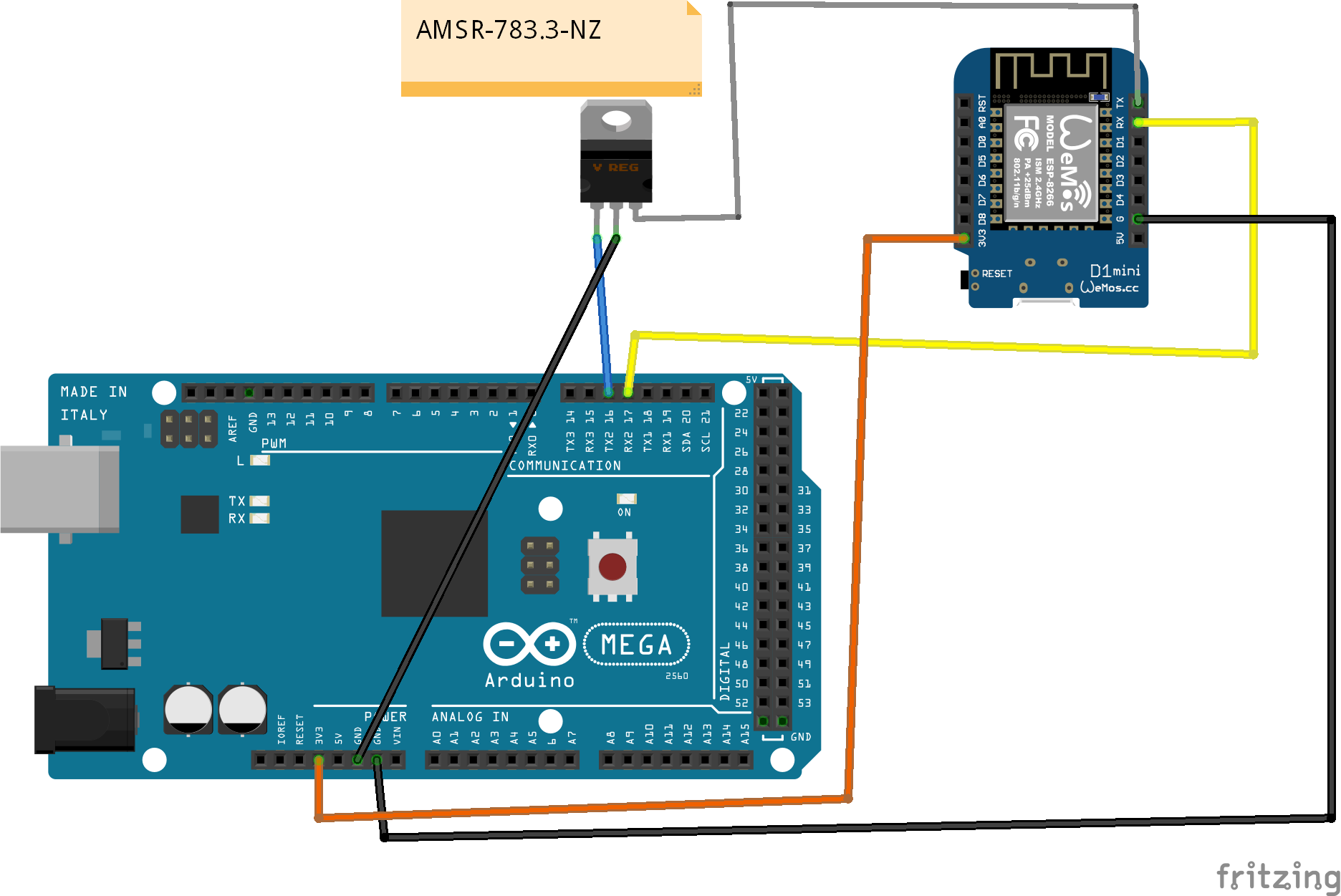 Arduino mega 2560 brak komunikacji z esp8266 po serial
