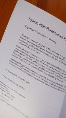 [Sprzedam]Książkę Python High Performance Programming