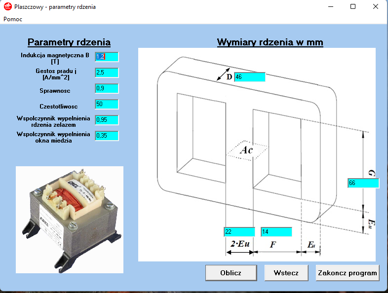 Transformator - dobór drutu nawojowego, gęstość prądu, rdzeń toroidalny ...