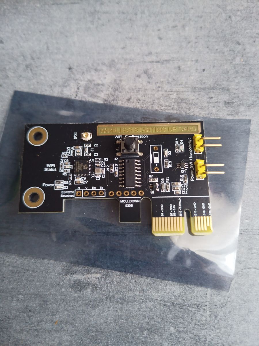 PowerEdge t300 - Czy można połączyć kartę wifi PWR SW z PWR BTN?