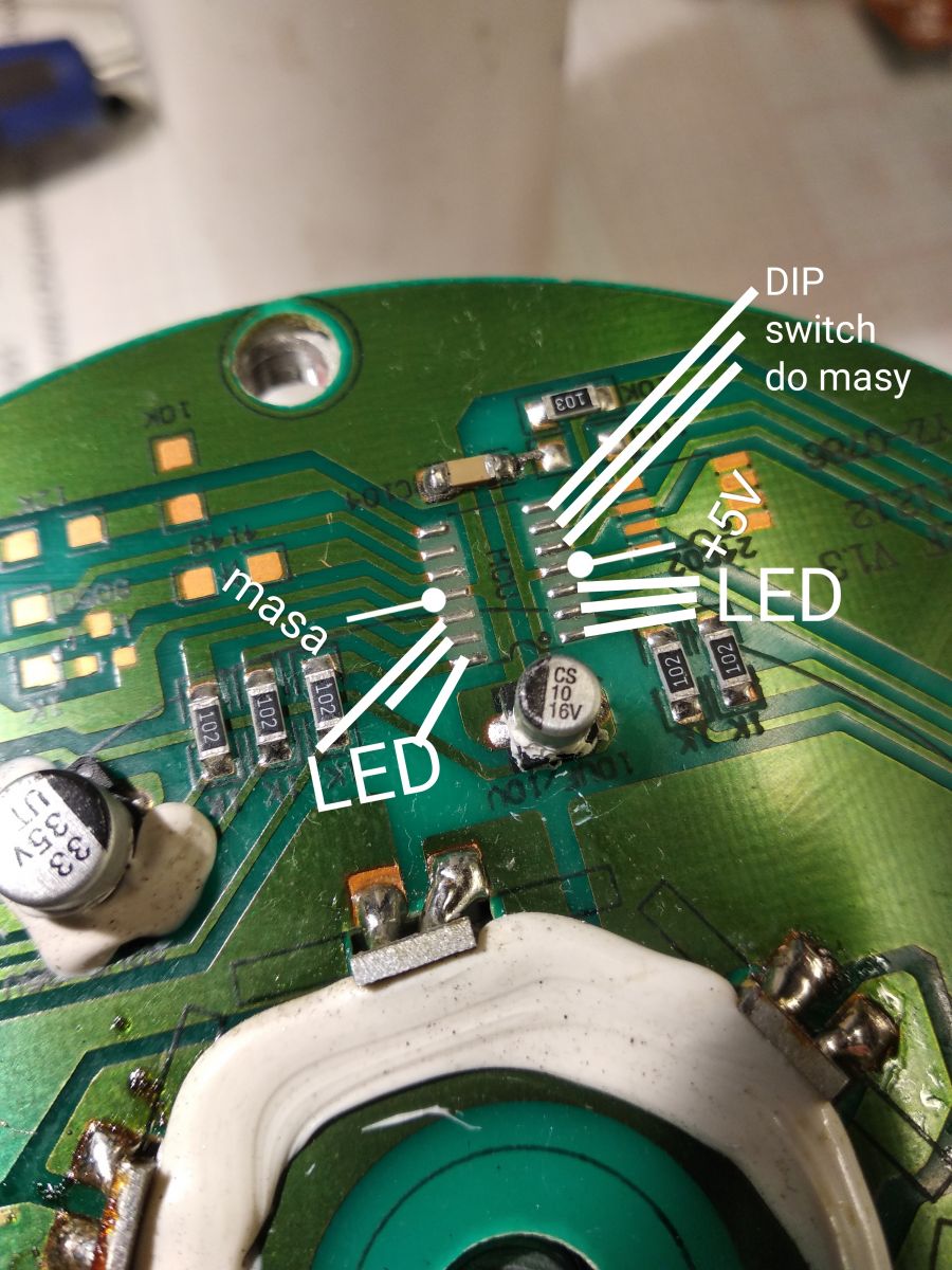 NICAR Ta1 - identyfikacja układu i naprawa spalonej lampy LED kogut