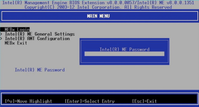Wymiana regionu ME Intel® SBT na Intel® AMT w Asus B85M-E, CPU: i5-4590 ...