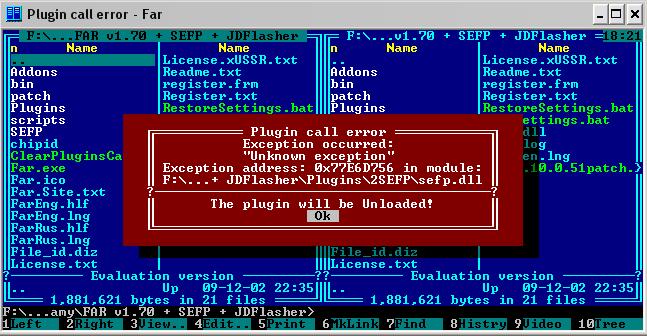FAR z SEFP - błąd przy przeróbce SE K750@W800, jak to naprawić?