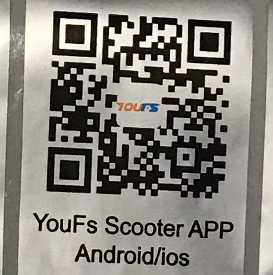 Hulajnoga X11, klon Xiaomi M365: Moduł Bluetooth na wyświetlaczu YouFs ...