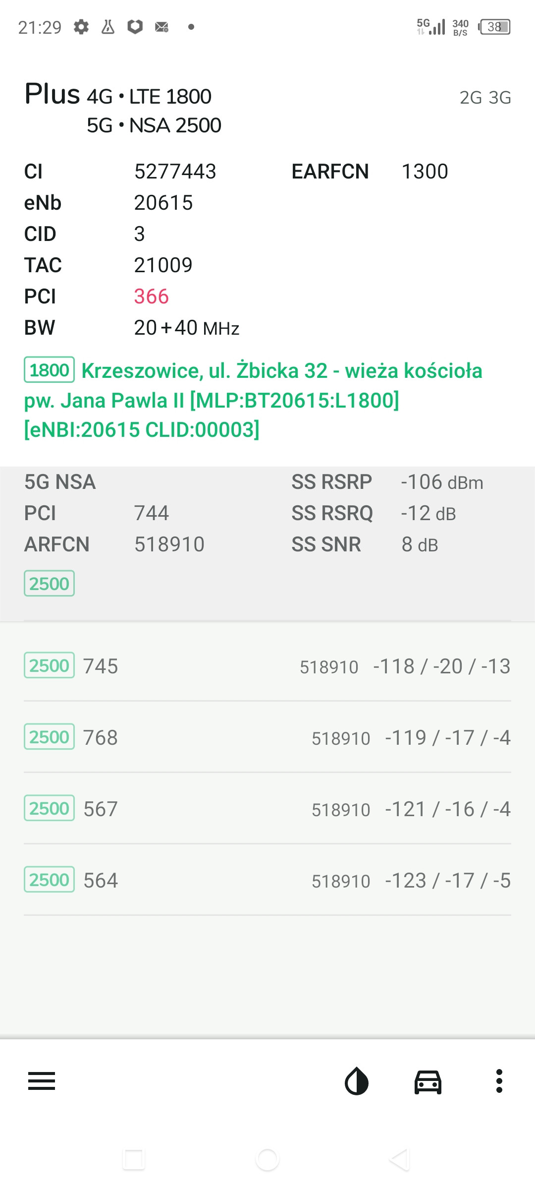 Wybór najodpowiedniejszego nadajnika w Krzeszowicach: Play GSM 900 vs ...