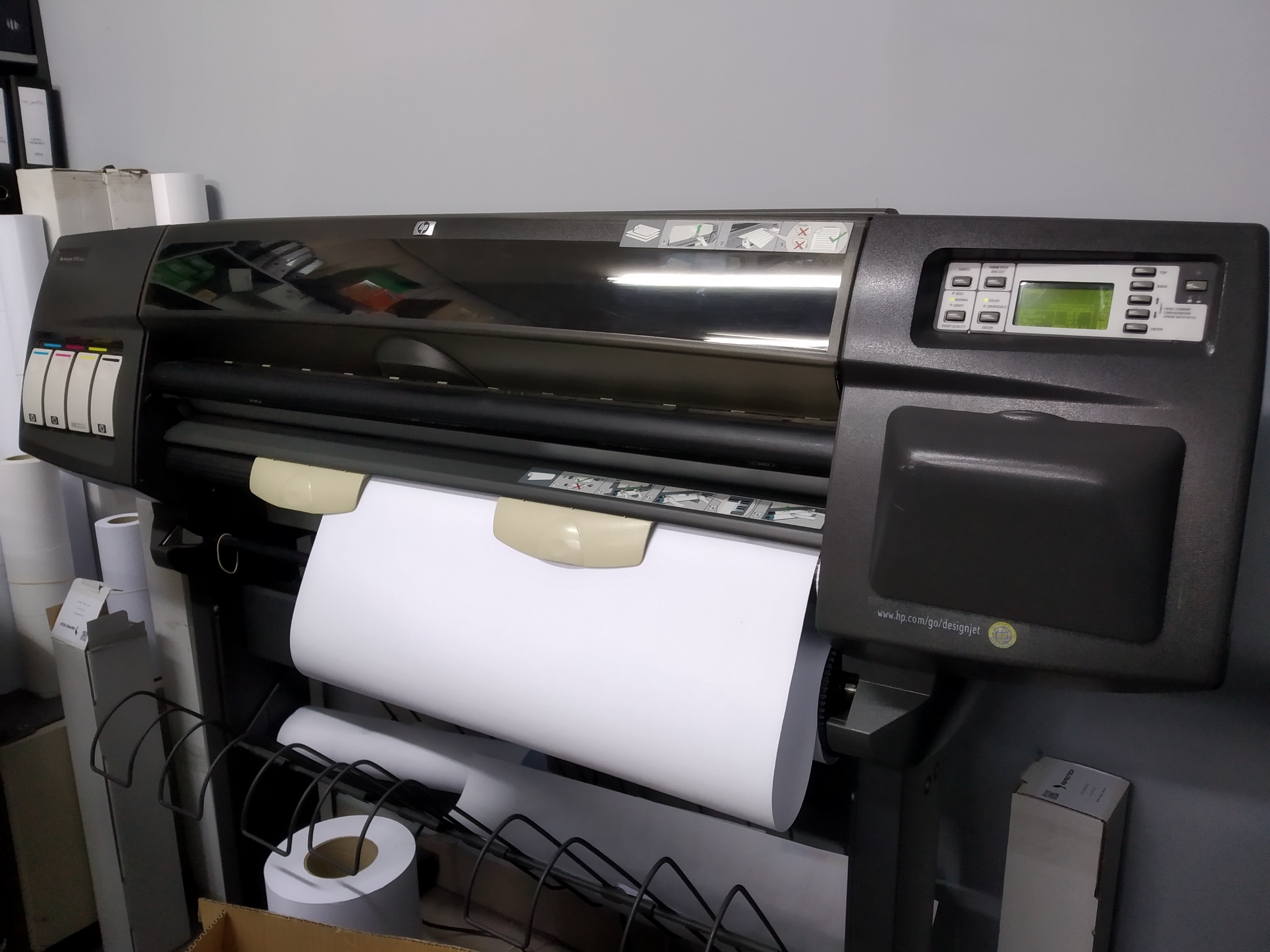 [Sprzedam] HP Designjet 1050c plus, głowice i tusze HP No. 80