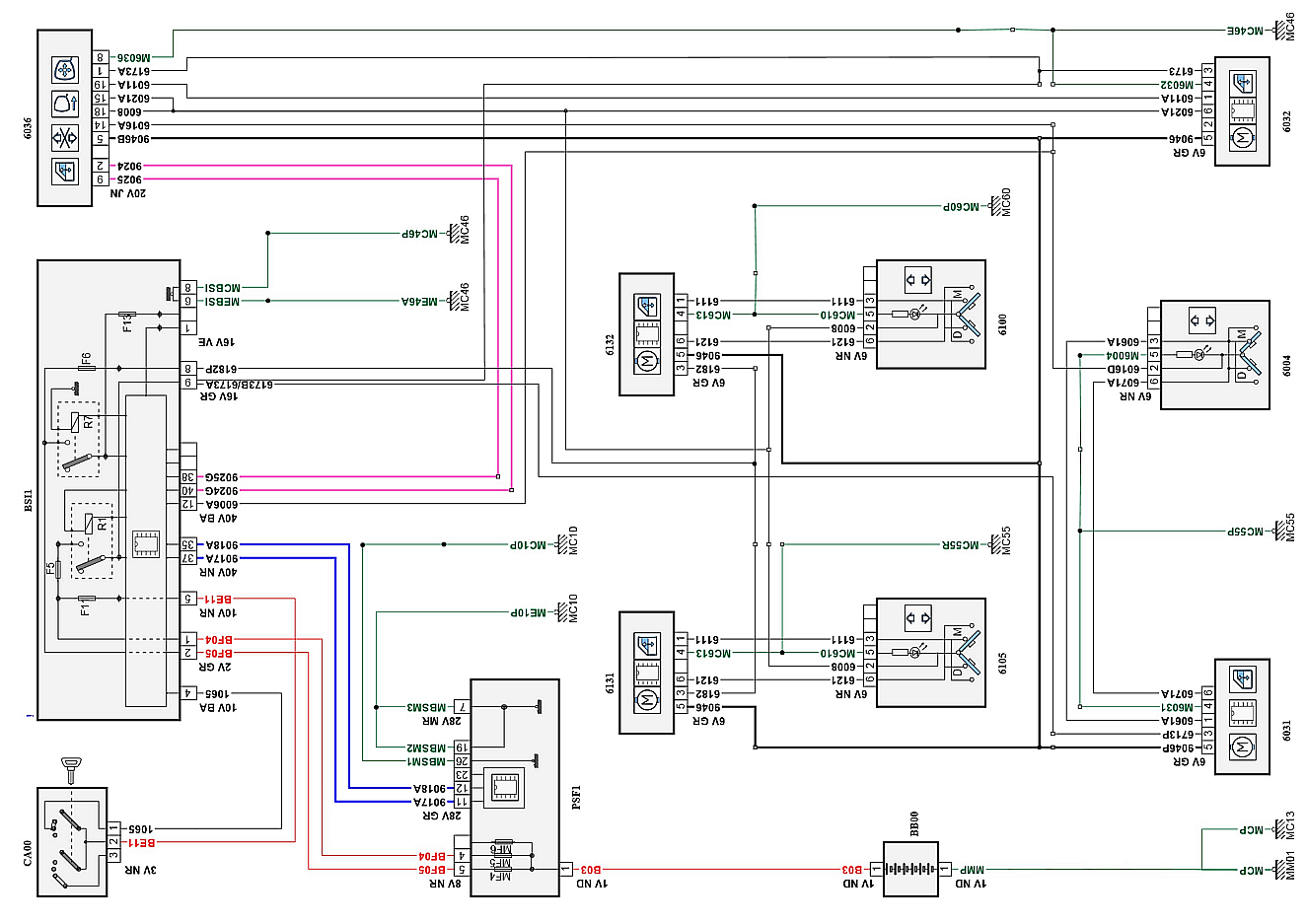 Citroen C4 1,6 HDI 2006 - Potrzebny pilnie schemat instalacji elektrycznej