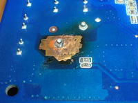 Jak naprawić spaloną cewkę TRIO R68 na karcie Asus 8600GT?