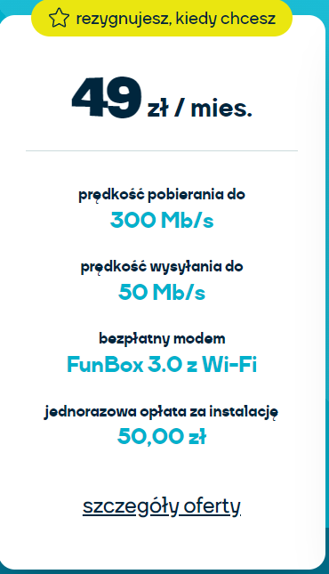 Nju fibre optic (orange) 300 Mbps with FunBox 3.0 router with Wi-Fi ...