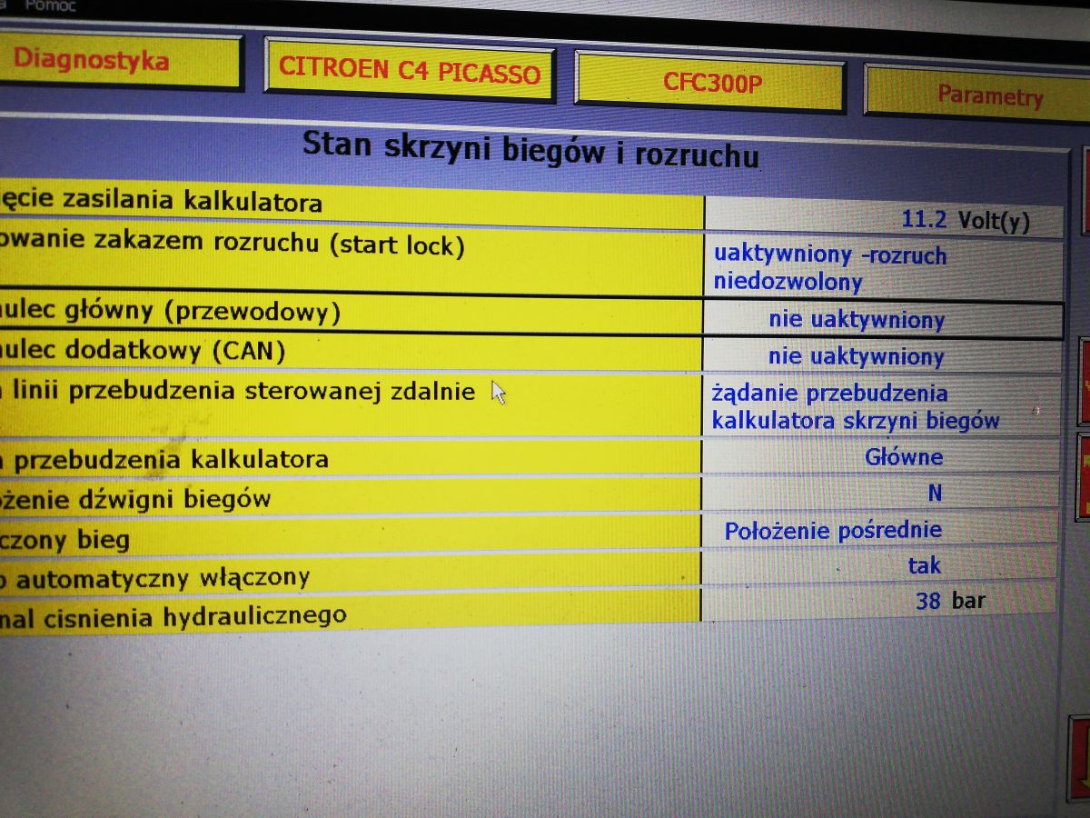 [Rozwiązano] Citroen C4 Picasso 2007 - problem z uruchomieniem ...