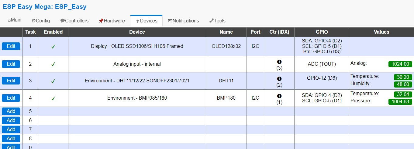 ESP Easy and ThingSpeak configuration - combining data from three ...