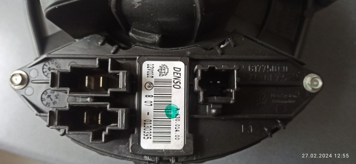 Rezystor dmuchawy Citroen C4 Picasso 2008- odwrotne działanie biegów po ...