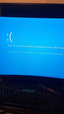 Komputer się resetuje po Blue Screen - MSI MAG Z390, i5 9600K