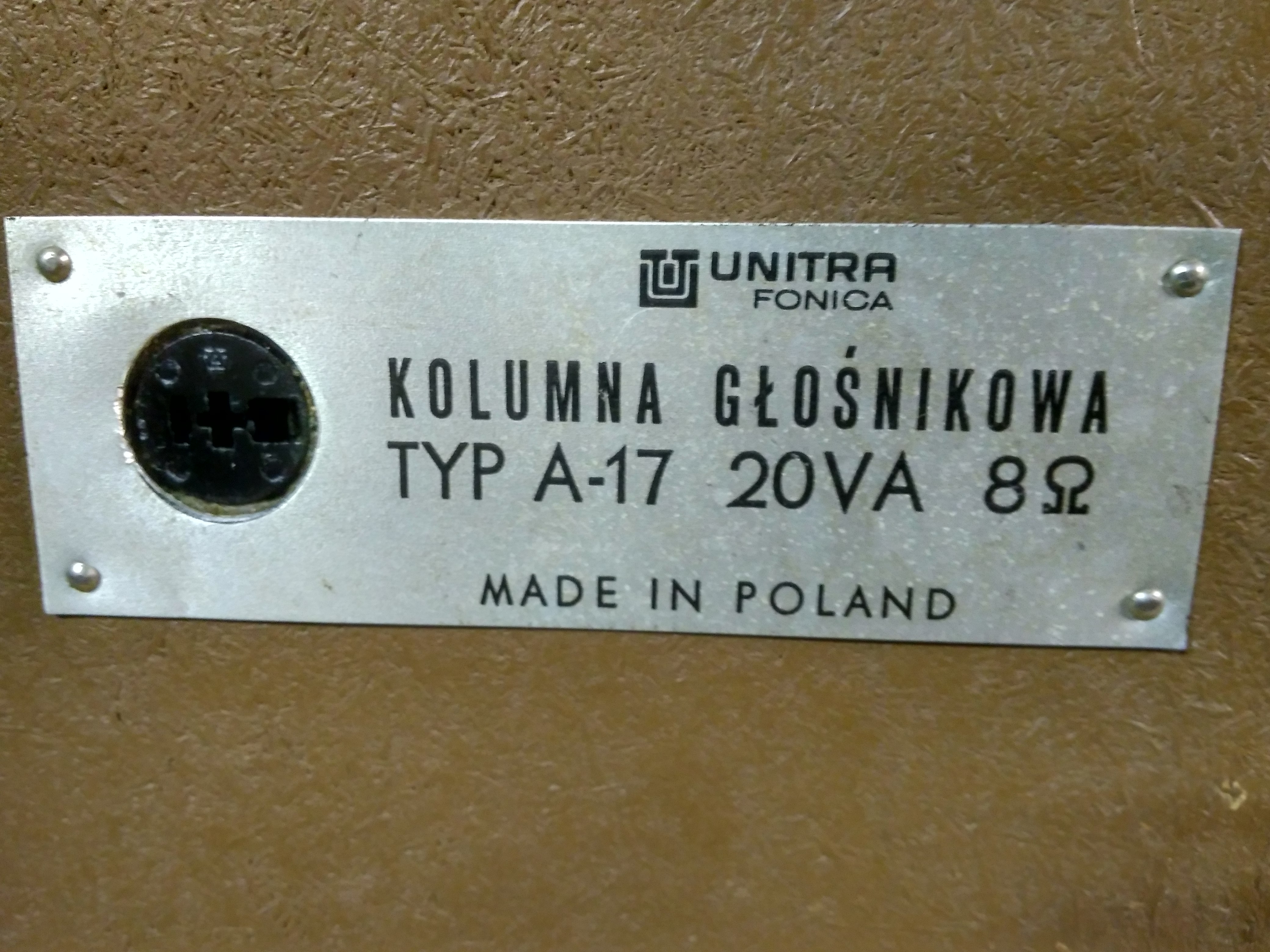 Kolumny głośnikowe Unitra Fonica A-17 - czy to oryginalny stan?