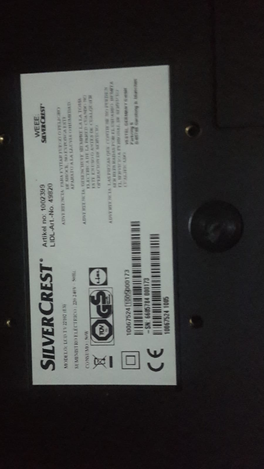 Szukam dumpu do pamięci w9864 w TV SILVERCREST LCDTV22102