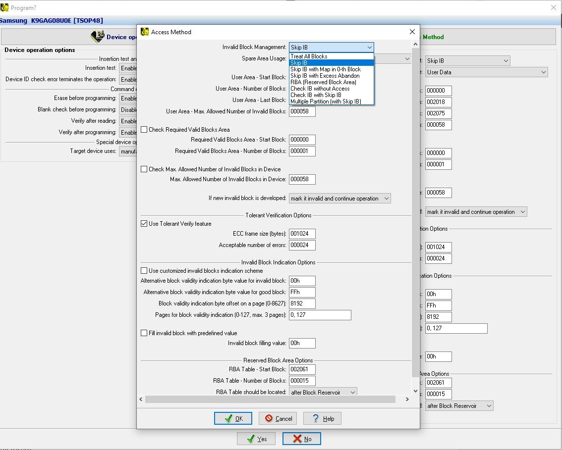 PS51D6900DS - Programowanie K9GAG08U0E za pomocą Beeprog2c