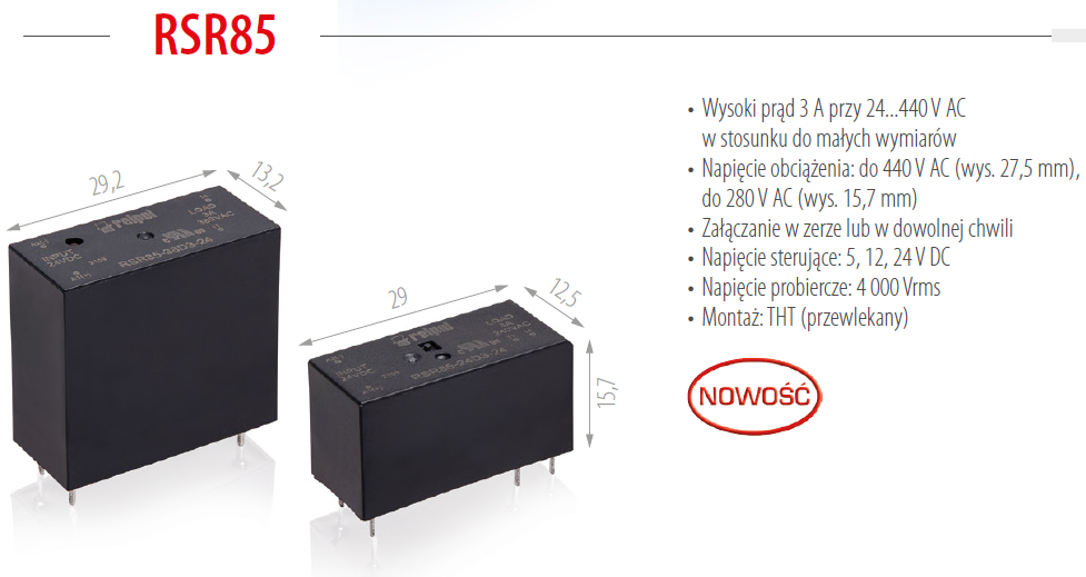 Nowe przekaźniki SSR od Relpol - przegląd - elektroda.pl