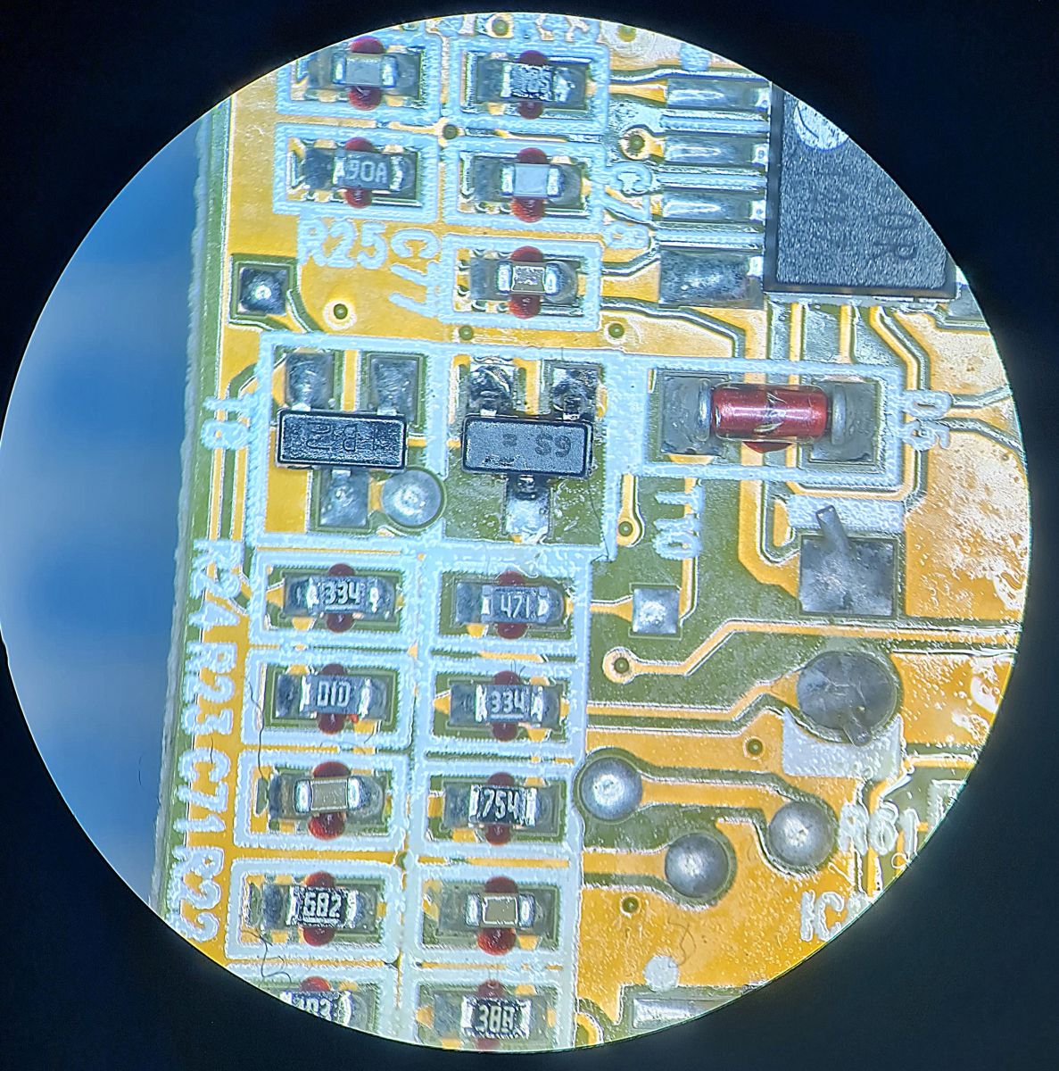 Behringer PMP2000D – identyfikacja tranzystora SMD M6G (SOT-23) i ...