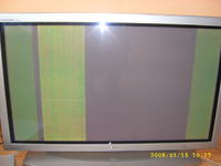 Plasma LG MZ-42PZ44S - czarne pasy i zaśnieżony obraz po włączeniu