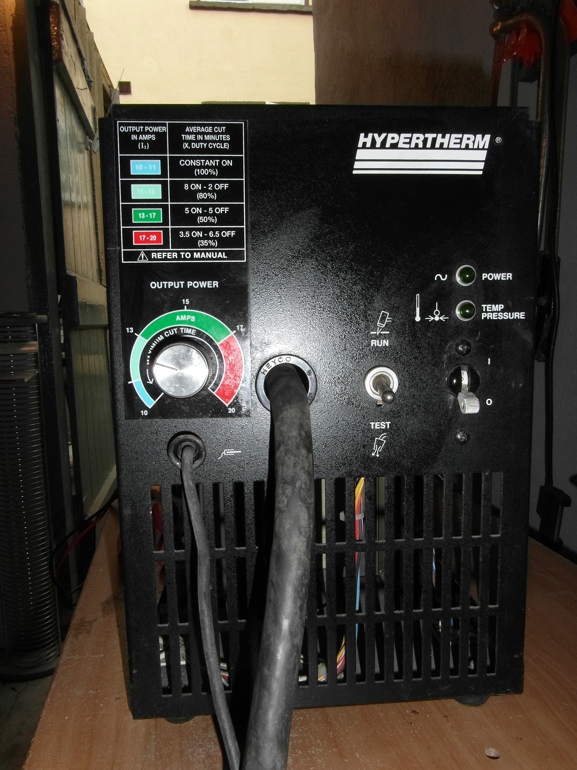 Naprawa przecinarki plazmowej "hypertherm MAX20"