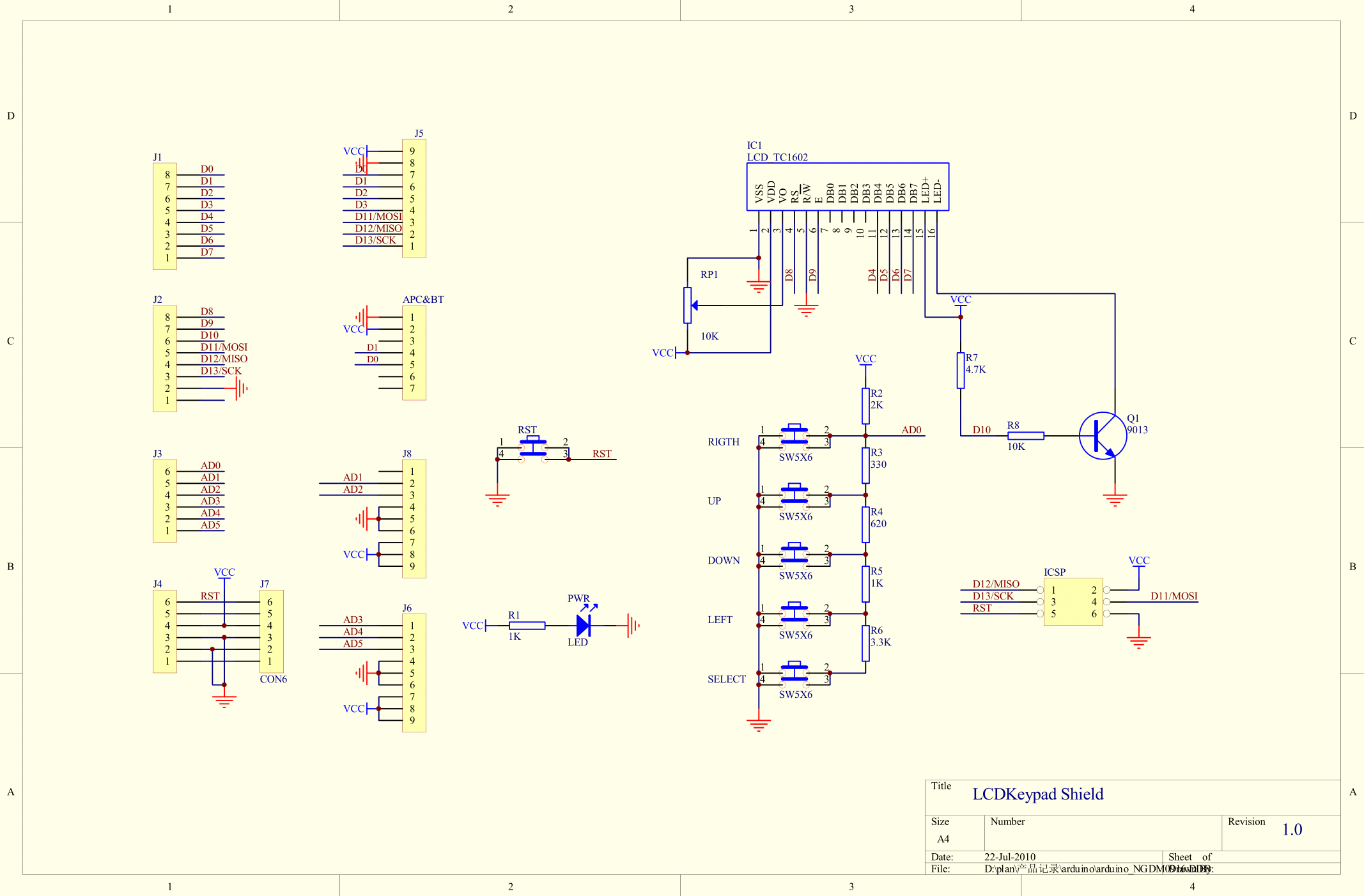 Arduino R4 WiFi i D1Robot LCD Keypad Shield - uruchomienie, menu, tutorial