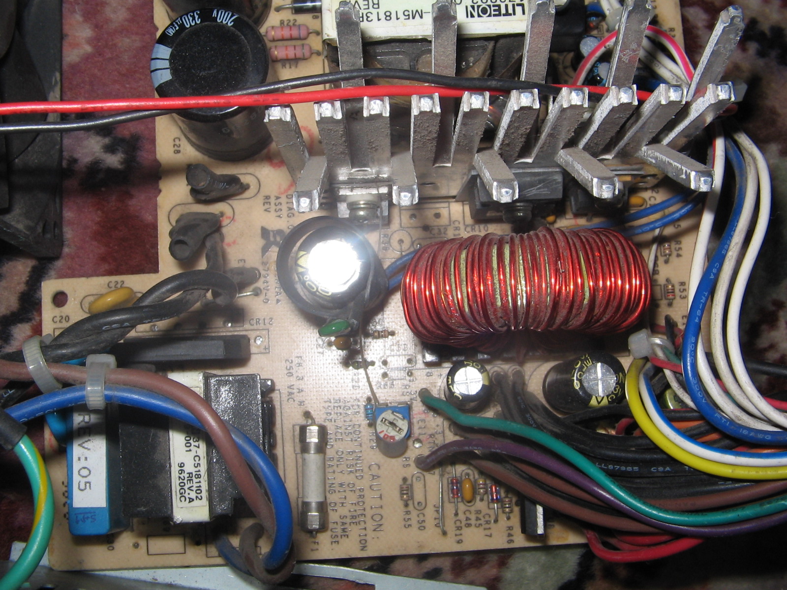 Compaq series PS2022 model: PS-5151-4L (AT) nie uruchamia się - naprawa.