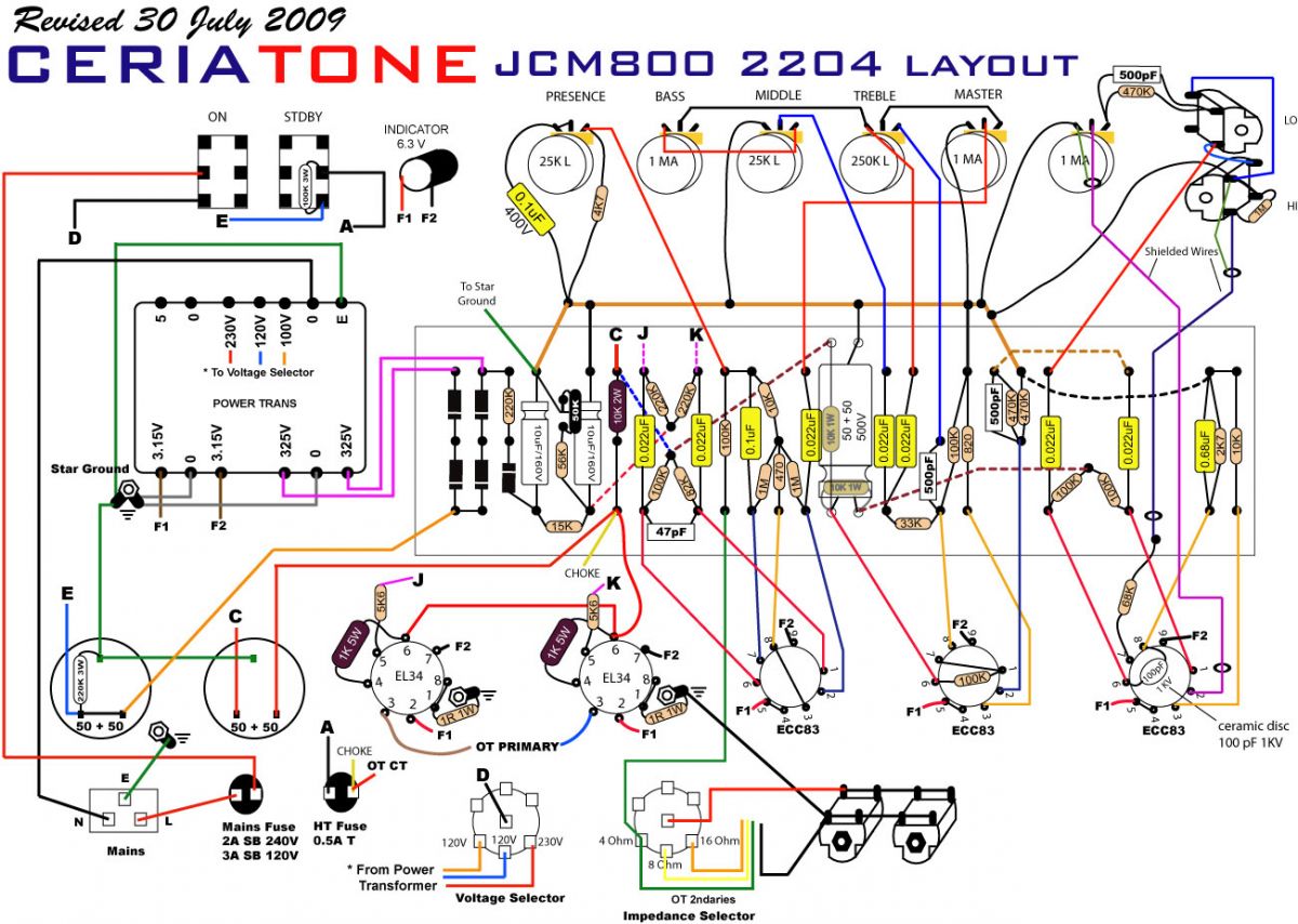 Marshall 2204 jcm800 50W - Cicho gra, brak pierwszego stopnia wzmocnienia?