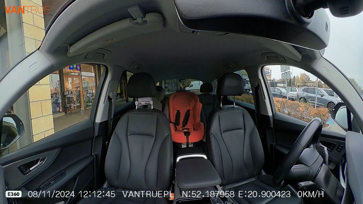 Vantrue E360 - lowbitrate brak martwego pola chmura