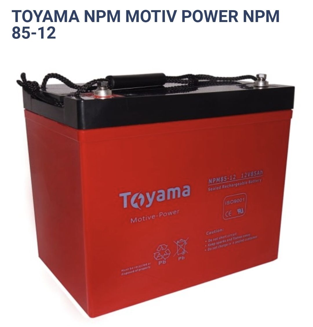 Maksymalne napięcie ładowania akumulatora AGM Toyama NPM 85-12 12 V/85 Ah