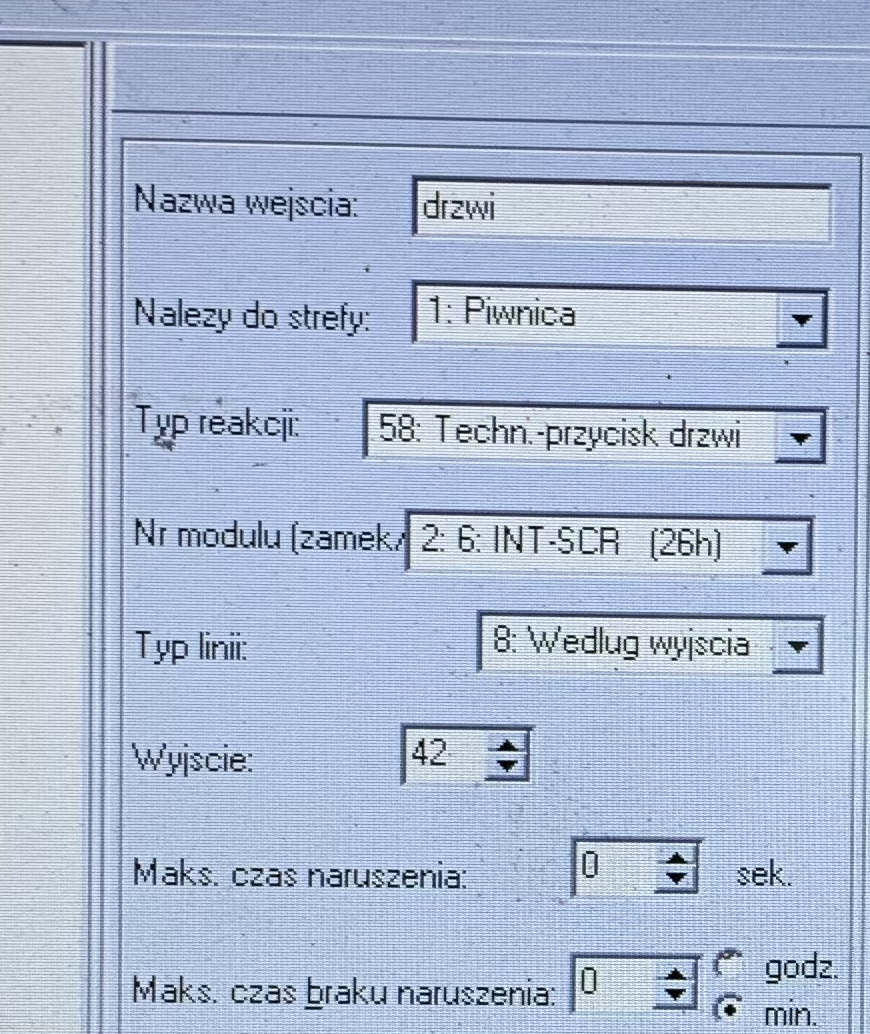 [Rozwiązano] Sterowanie drzwiami/zworą z aplikacji Integra Control