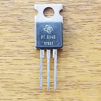 Poszukiwane informacje i dokumentacja tranzystora Ti PT6040, obudowa TO-220