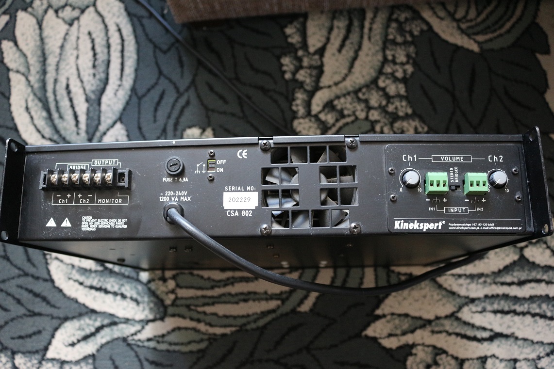 Kable do końcówki mocy Kinekspert CSA 802 i kolumn Tonsil Zeus - jakie ...